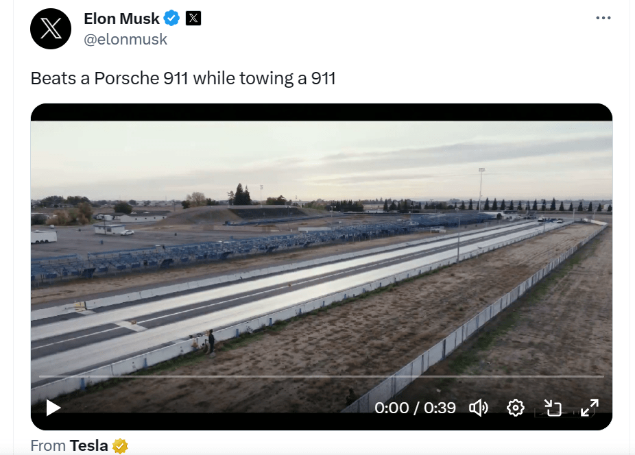 Tesla Cybertruck Drag Race VS Porsche 911|Towing Challenge at Delivery ...